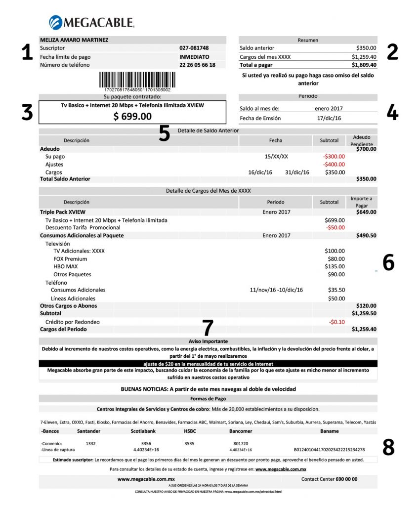 ¿CÓMO CONSULTAR ESTADO DE CUENTA DE MEGACABLE?