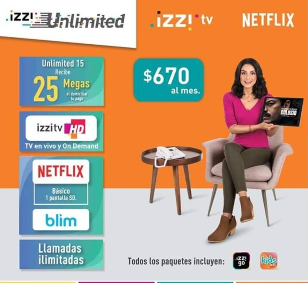 CONSULTAS SOBRE LOS PAQUETES DE IZZI EN MÉXICO